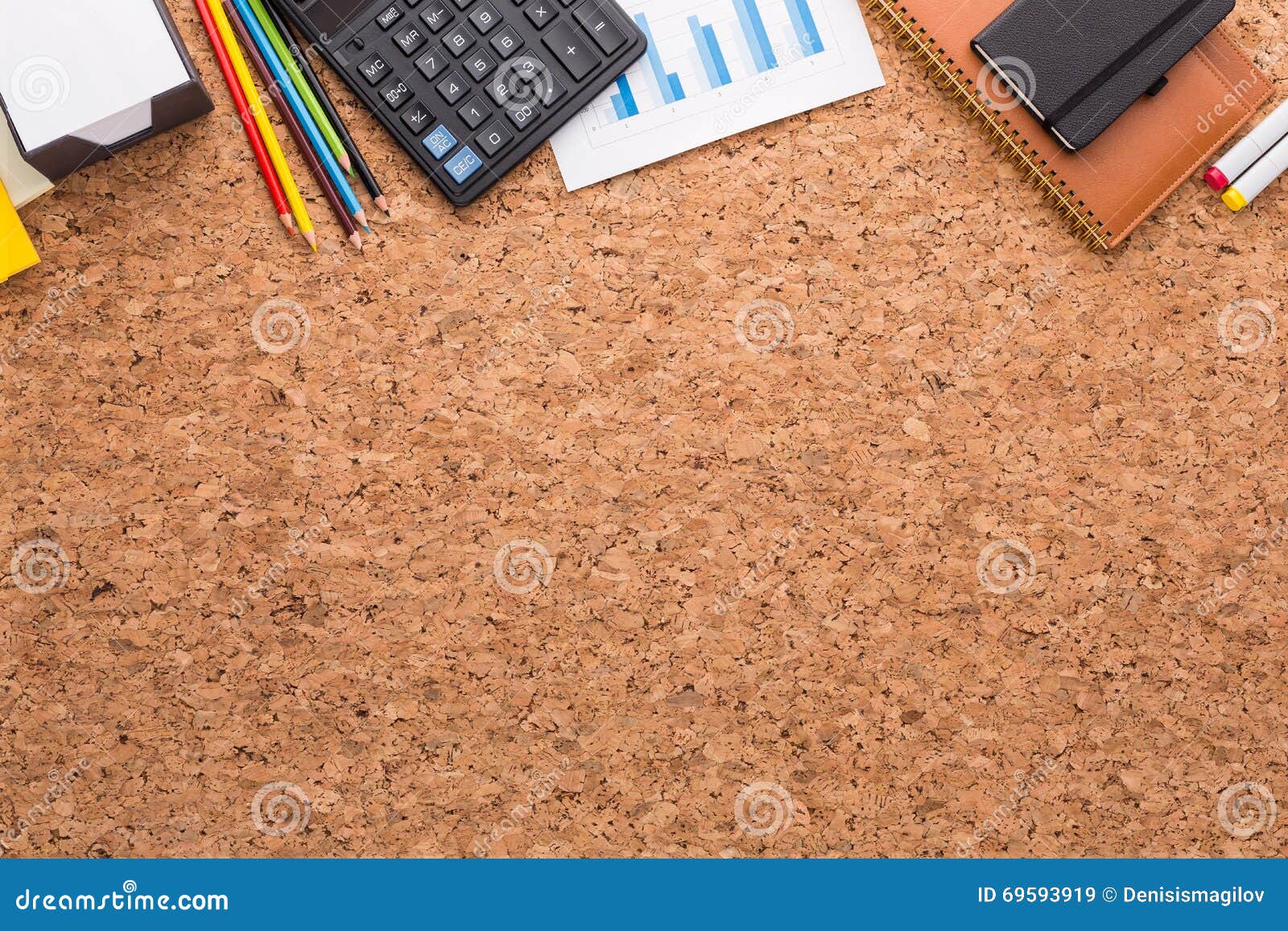 Cork table stock image. Image of copy, draw, cork, draft - 69593919