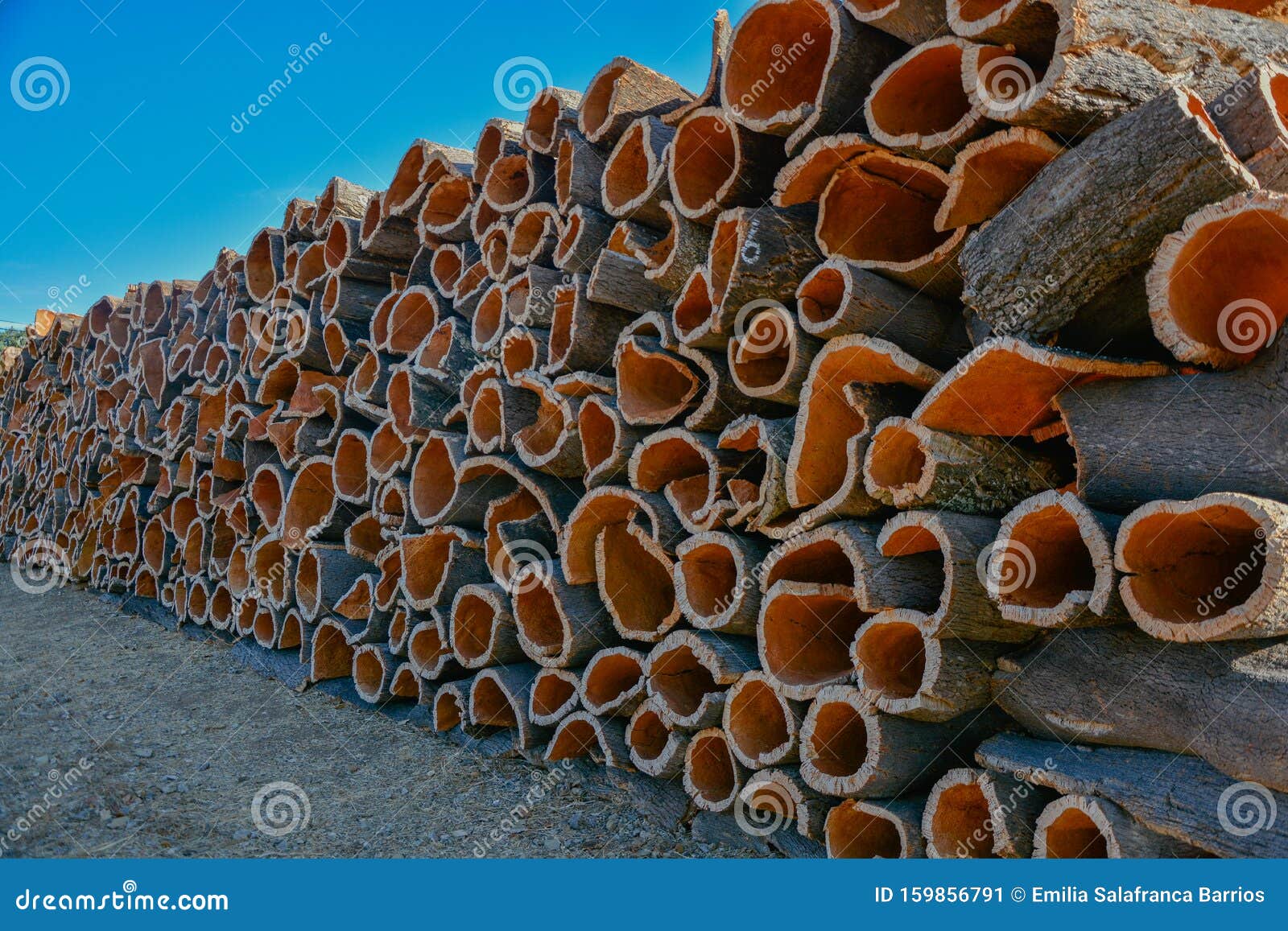 Cork, Stacked Cork Tree Bark Stock Image - Image of cover, cloth: 159856791