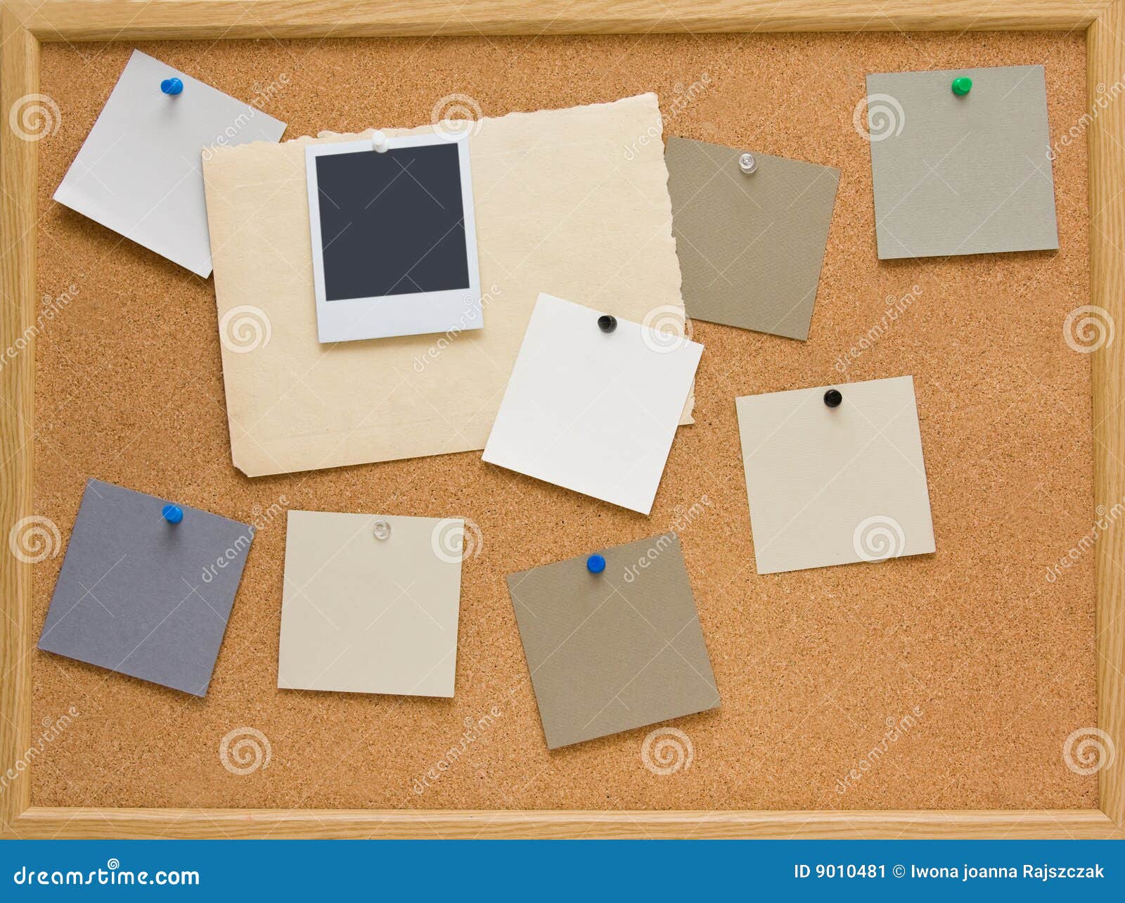 Corkboard stock image. Image of communication, notes, paper - 9010481