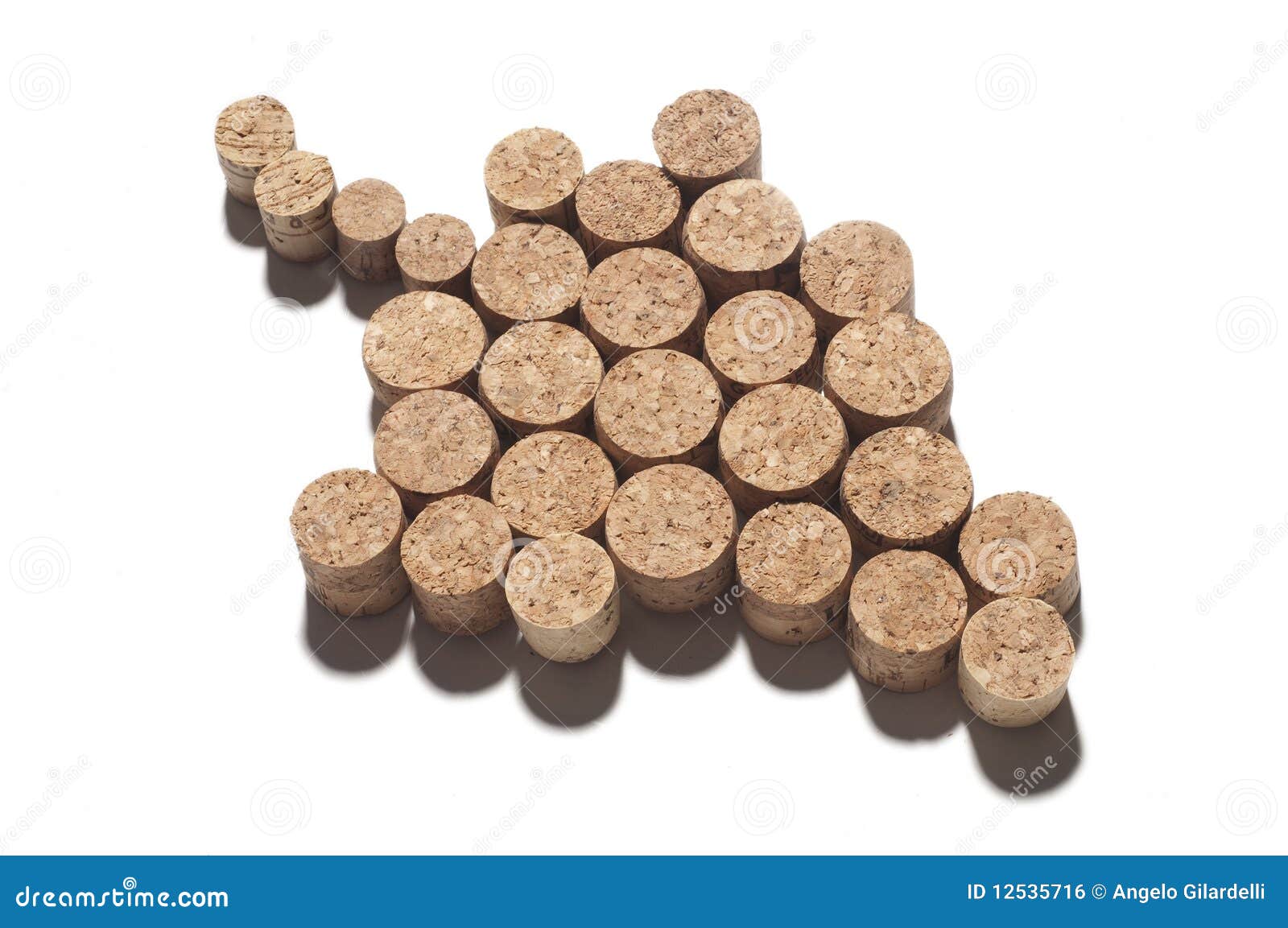Corks in shape of grape stock photo. Image of agriculture - 12535716