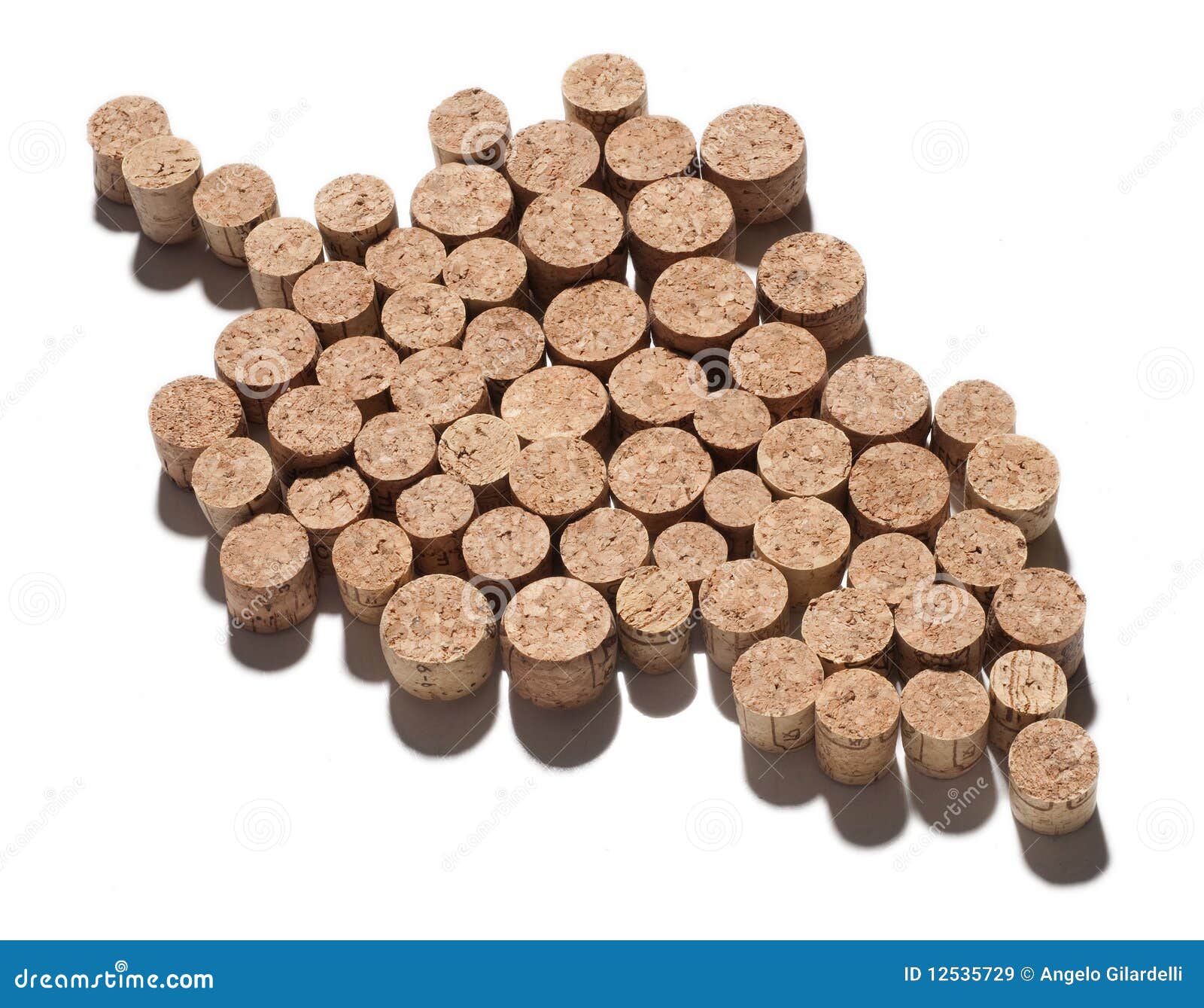 Corks in shape of grape stock image. Image of concept - 12535729