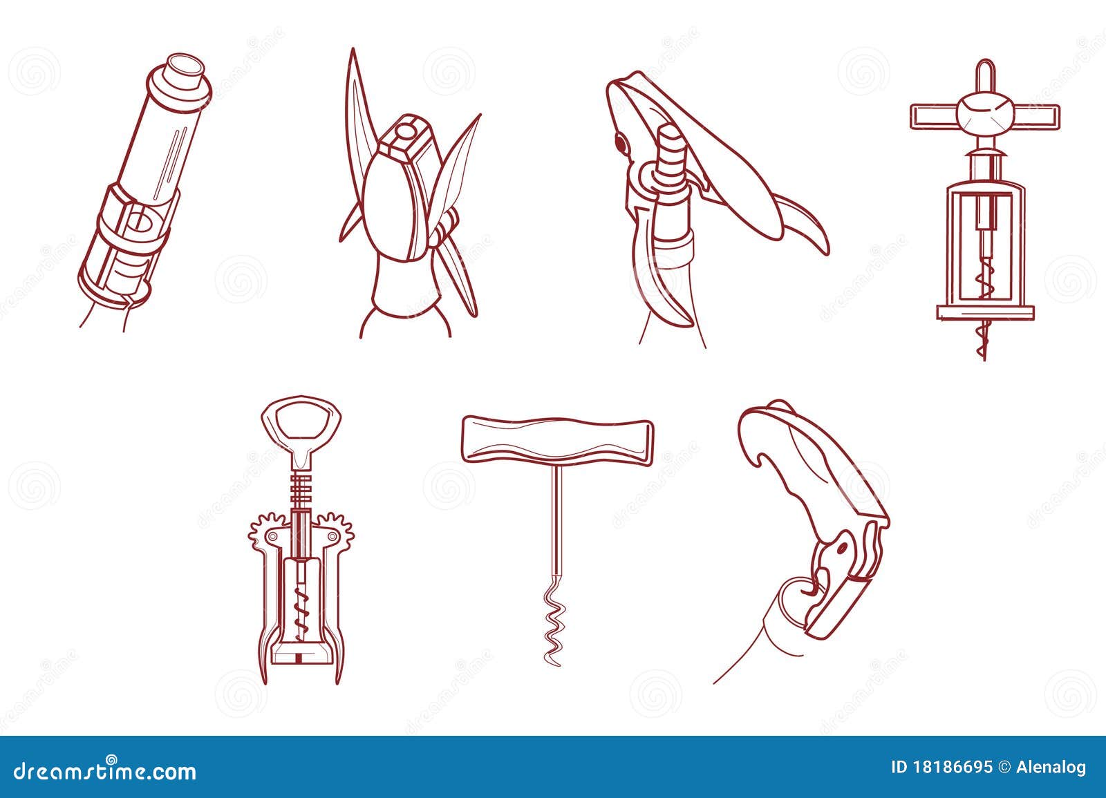 Corkscrew, Cartoon Vector | CartoonDealer.com #18186695
