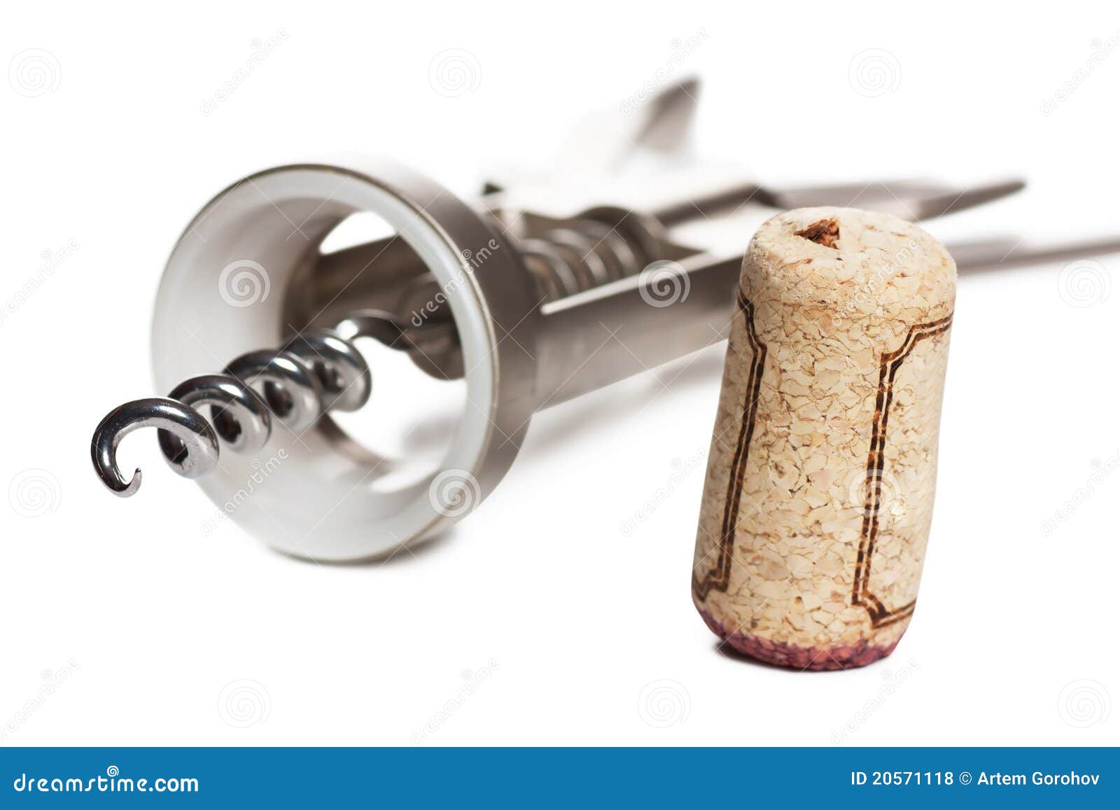Corkscrew stock photo. Image of tool, descriptive, single - 20571118