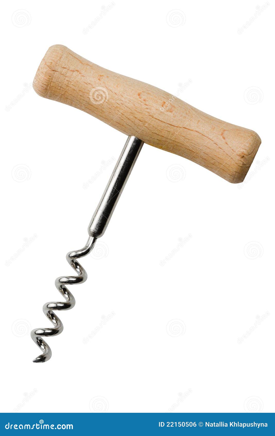Corkscrew stock photo. Image of steel, handle, opener - 22150506