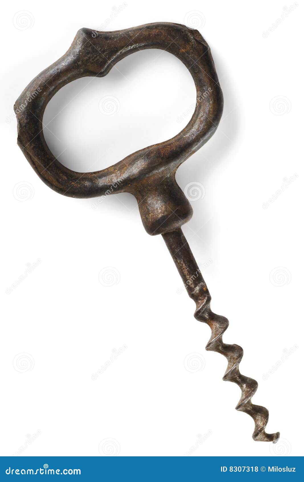 Corkscrew stock photo. Image of opener, tool, rusty, metal - 8307318