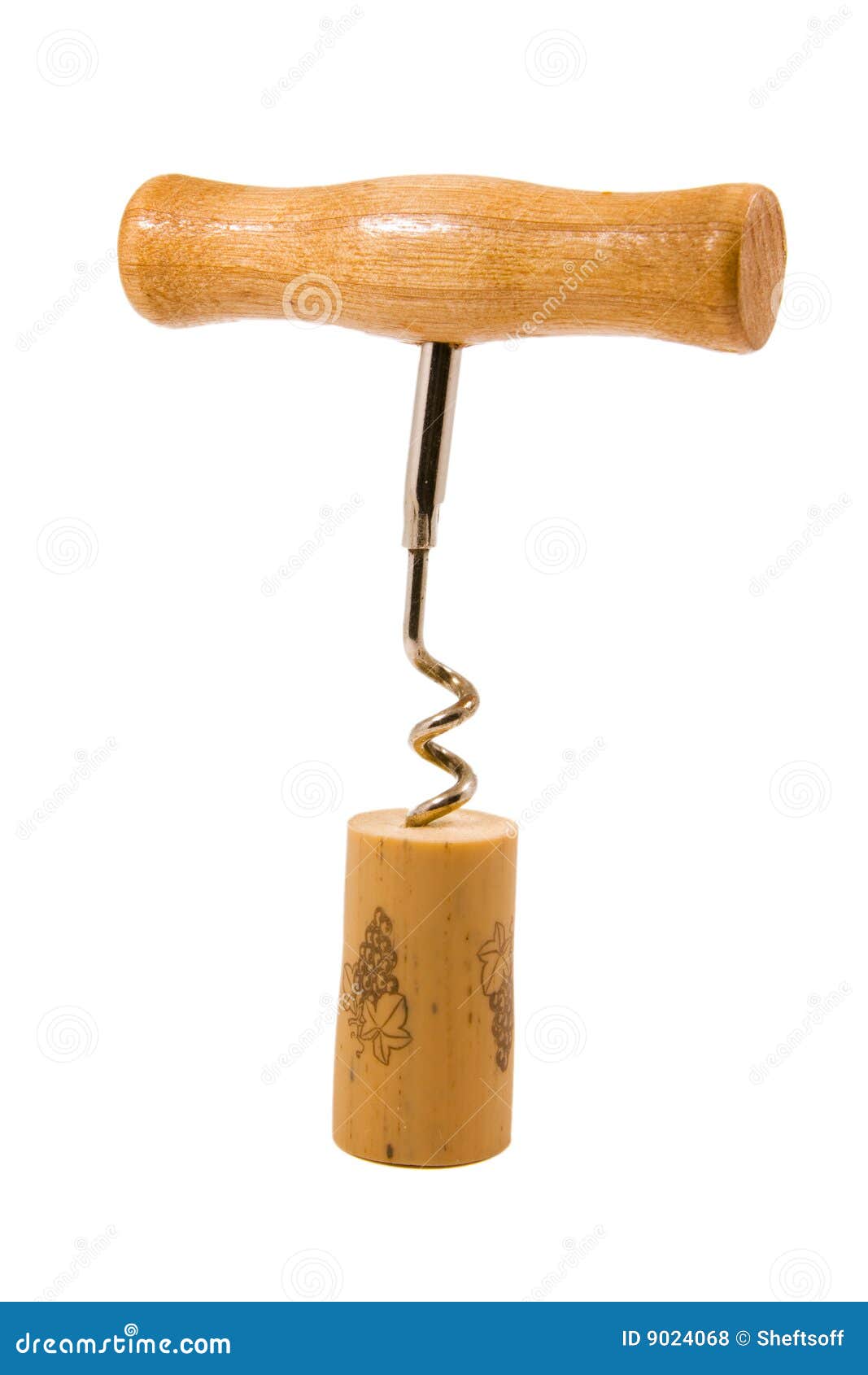 Corkscrew stock photo. Image of wine, drinking, white - 9024068