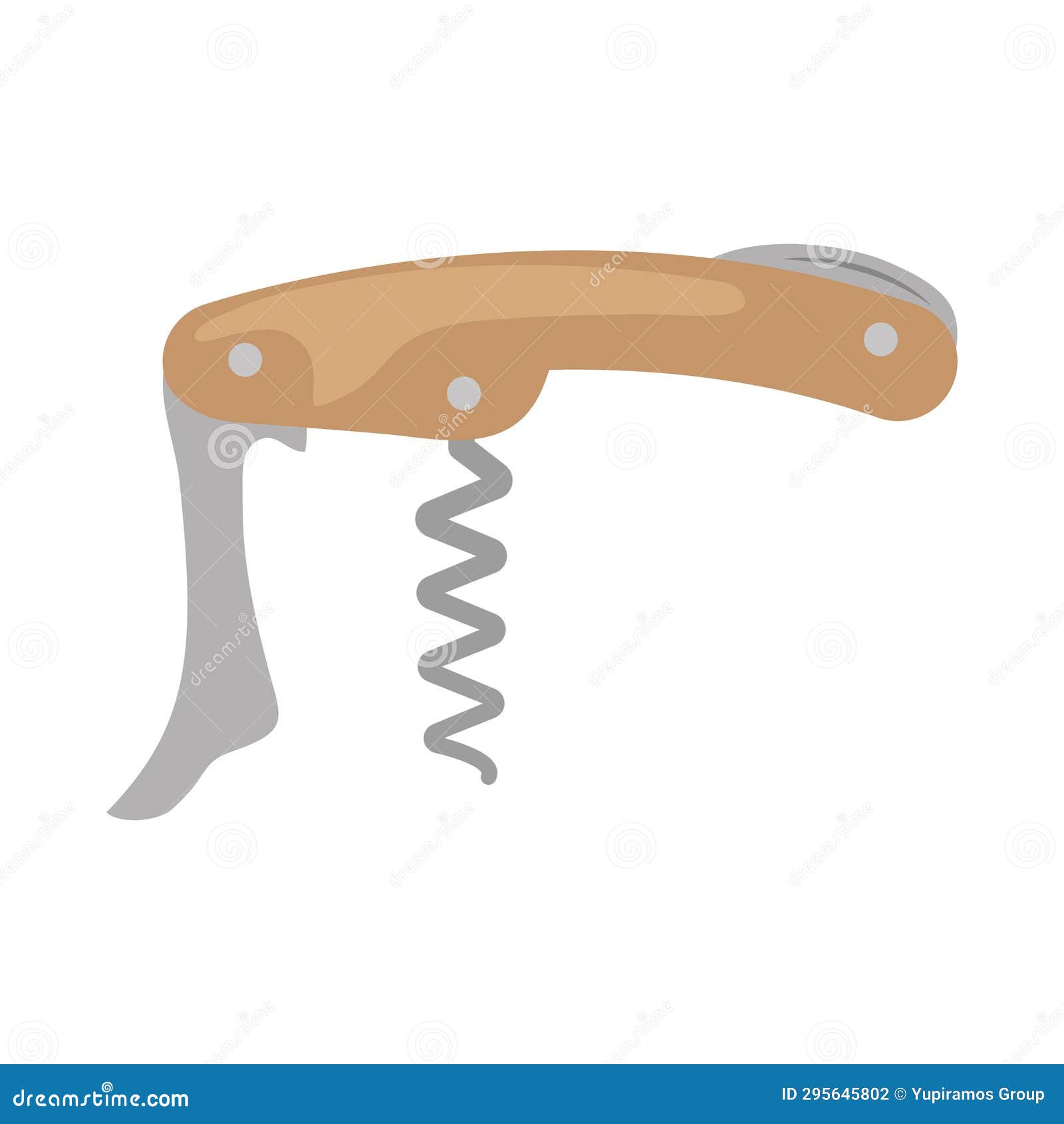 Corkscrew Design Illustration Stock Vector - Illustration of vintage ...