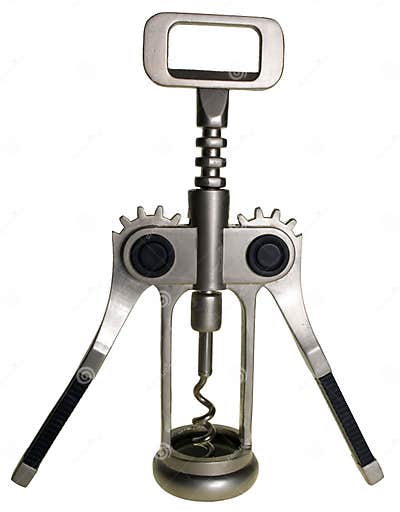 Corkscrew for opening stock image. Image of sharp, corkscrew - 9829105