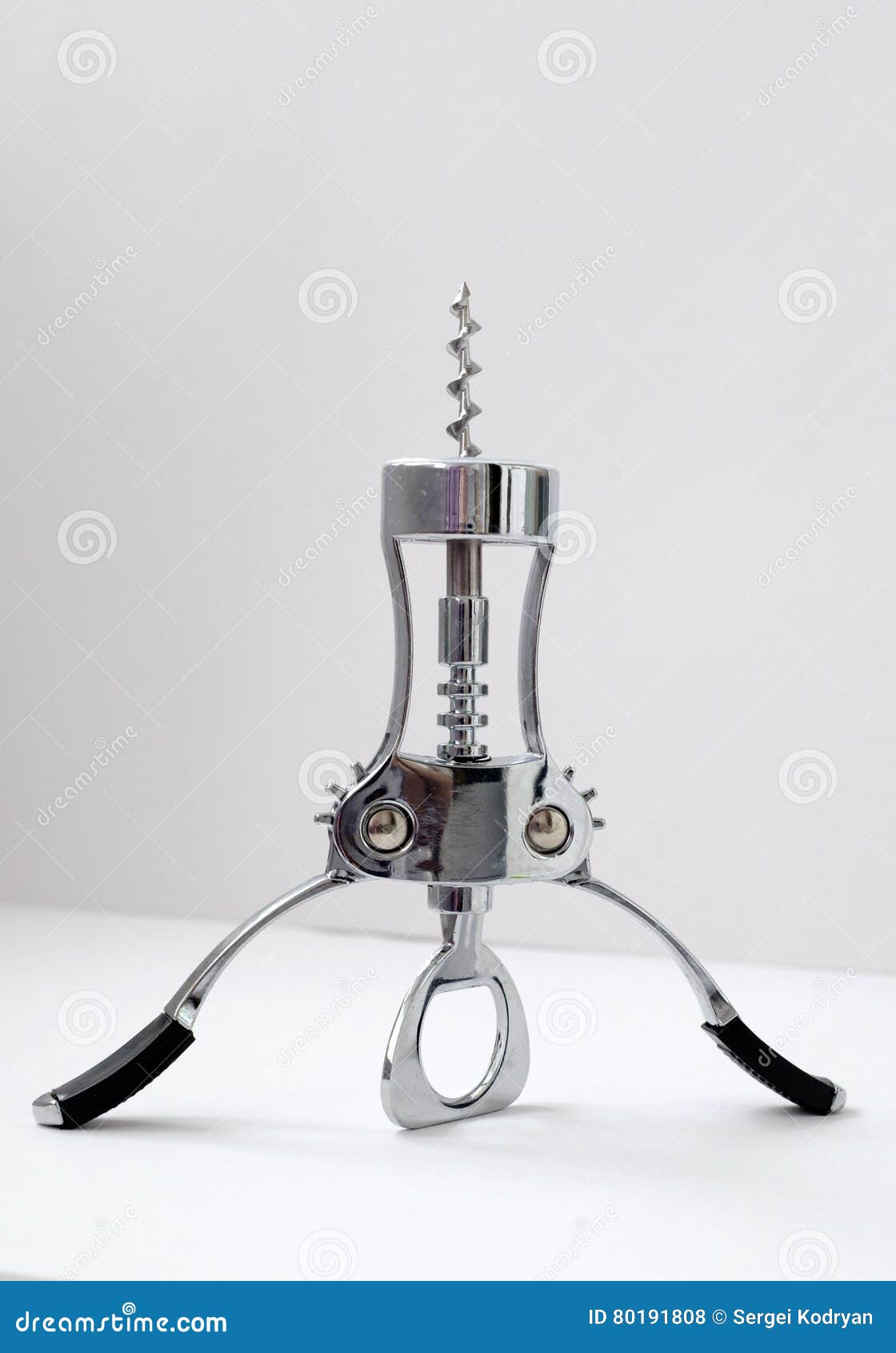 Corkscrew stock photo. Image of wine, bottle, corkscrew - 80191808