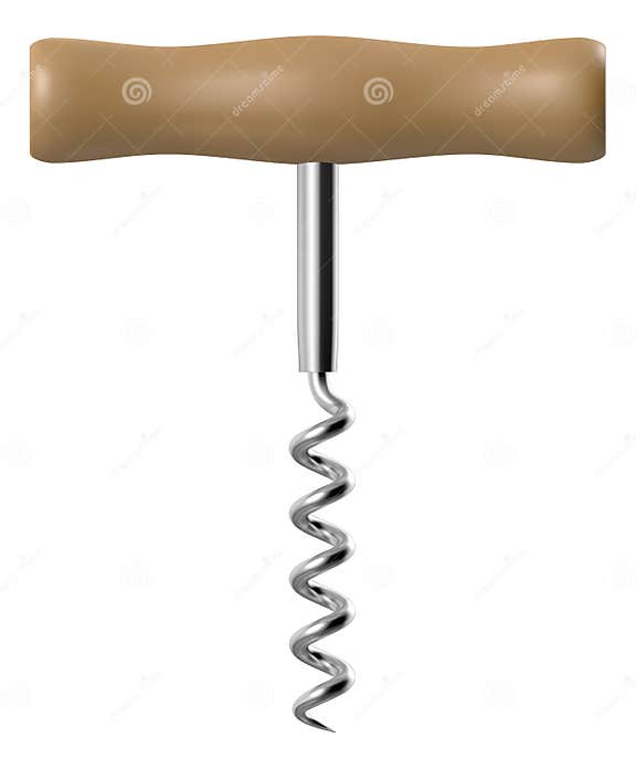 Corkscrew stock vector. Illustration of screwed, sharp - 88144964