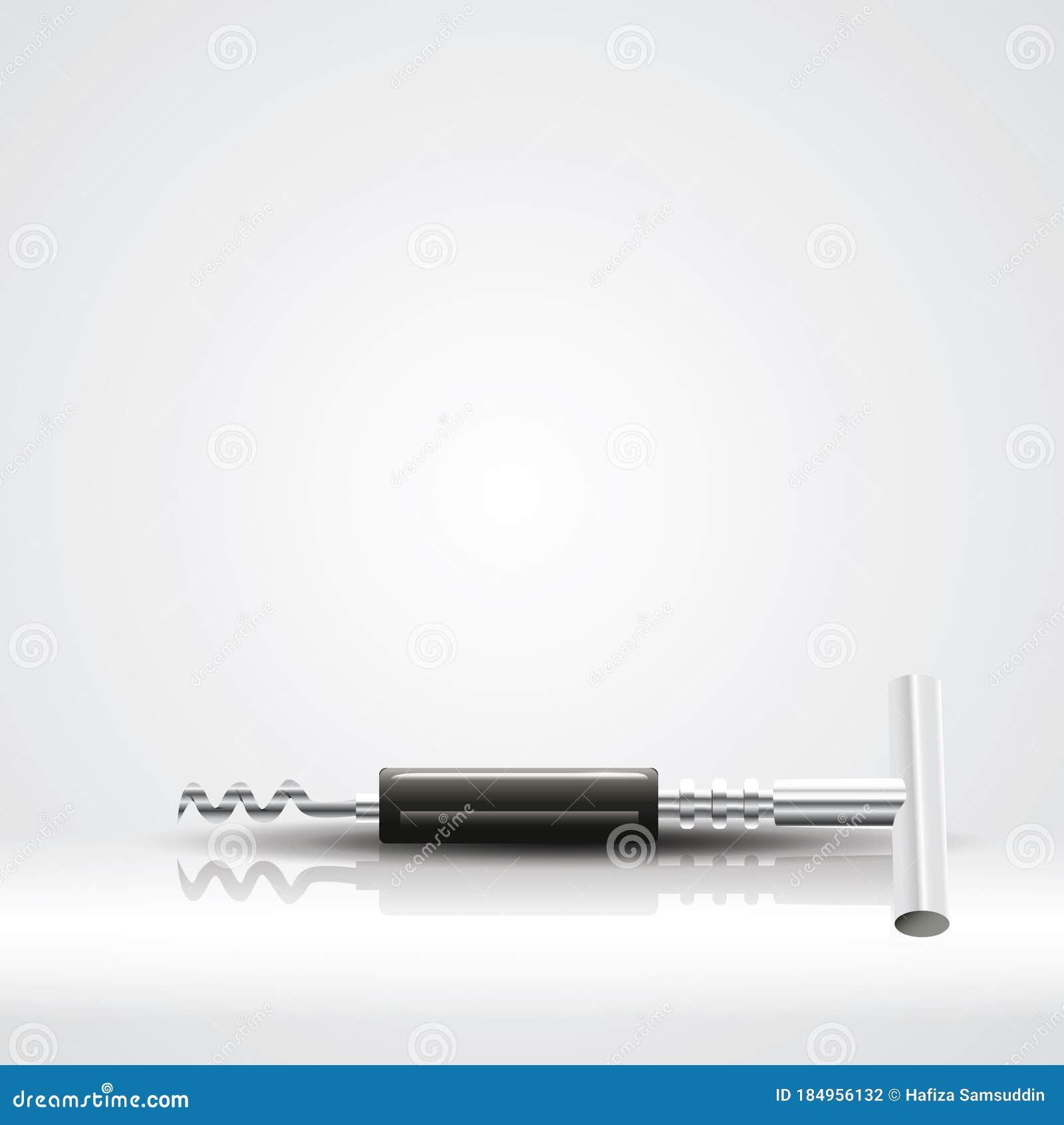 Corkscrew. Vector Illustration Decorative Background Design Stock ...