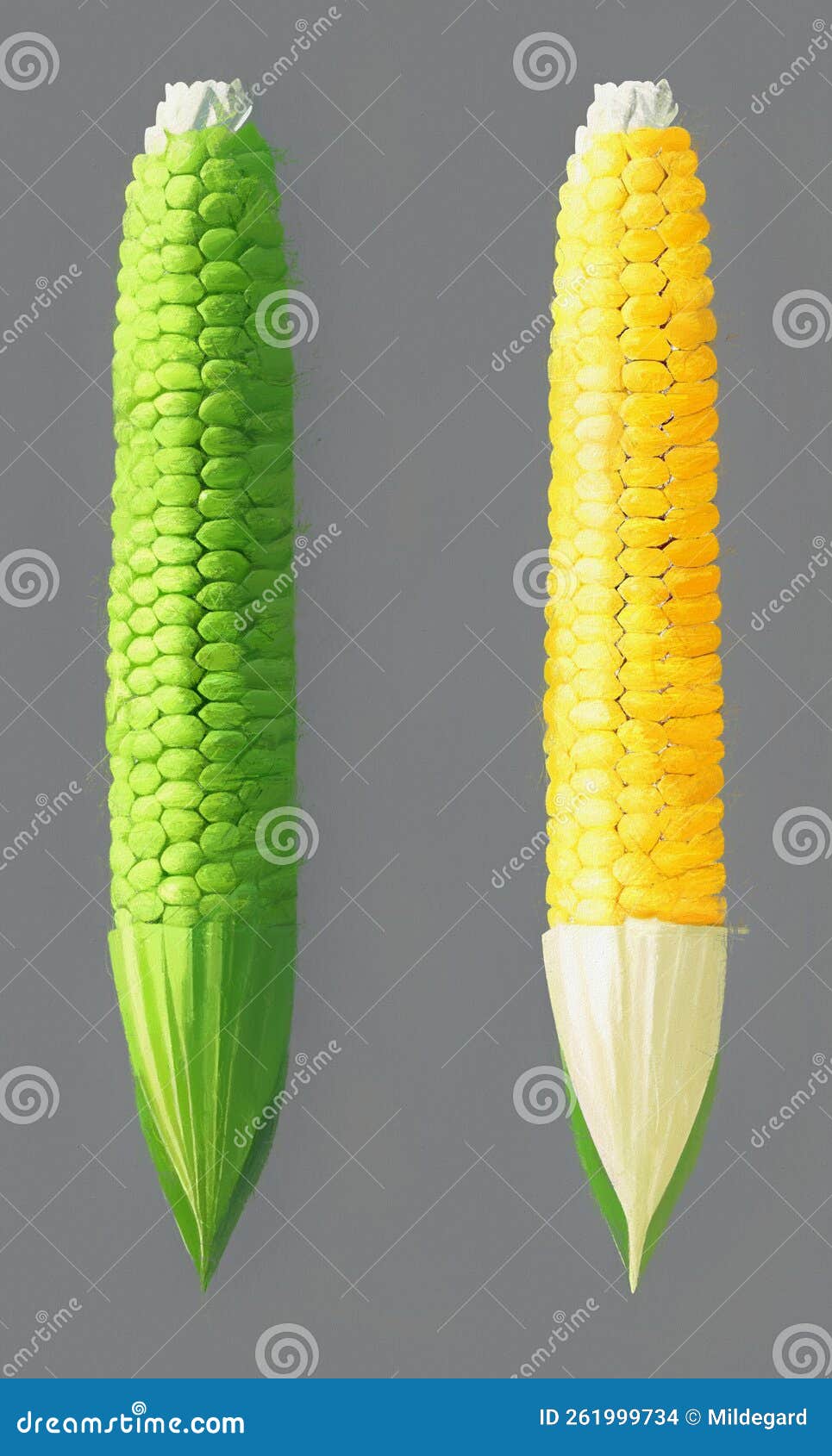 Corn - Abstract Digital Art Stock Illustration - Illustration of fairy ...