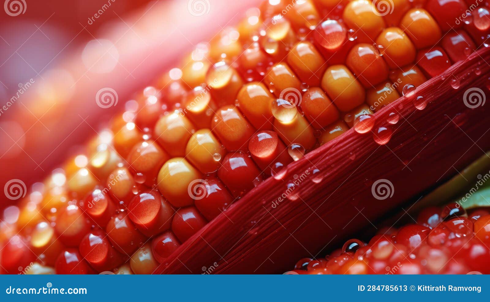 Corn in autumn season set stock illustration. Illustration of dessert ...