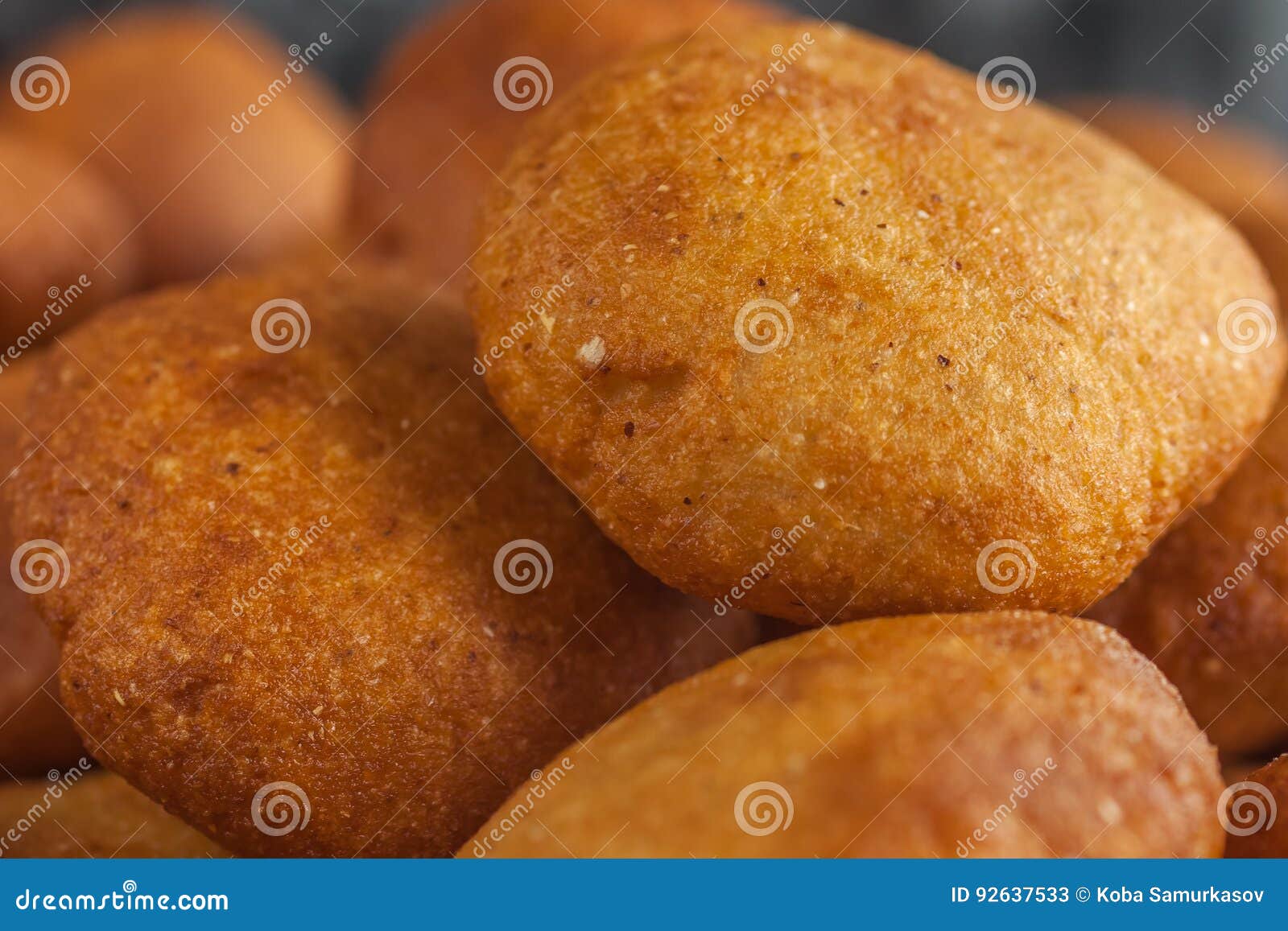 Corn Bread. Mchadi - Traditional Georgian Cornbread Stock Image - Image ...