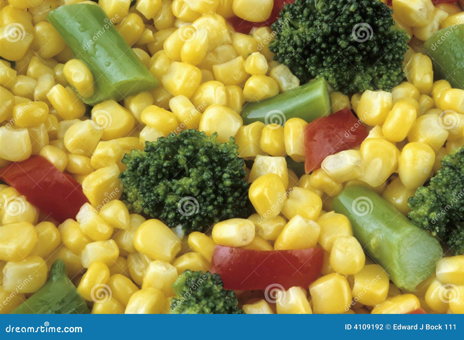 Corn Broccoli Vegetable Mix Stock Photo - Image of organic, diet: 4109192