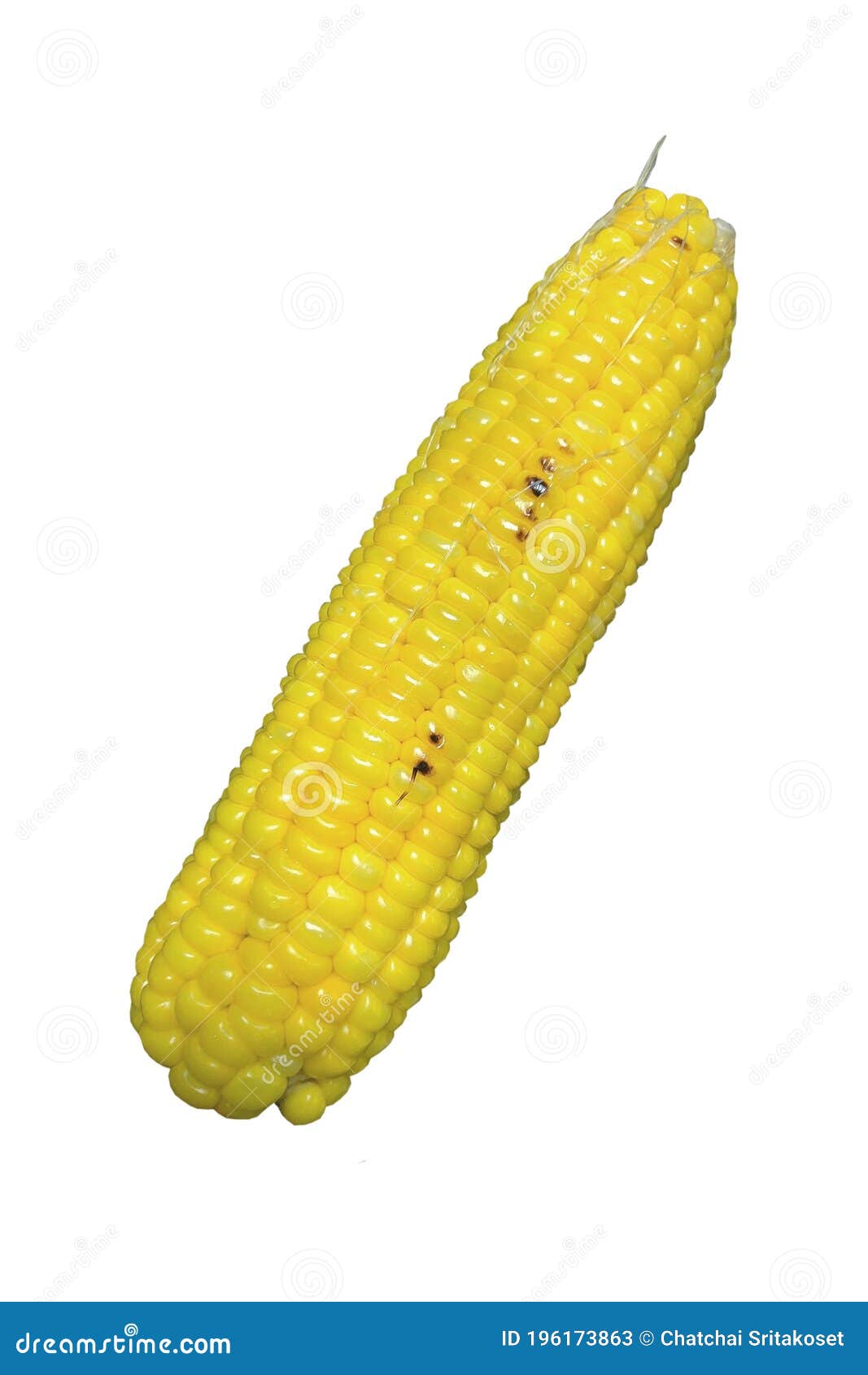 Corn Burn on White Background Stock Image - Image of alimentary ...