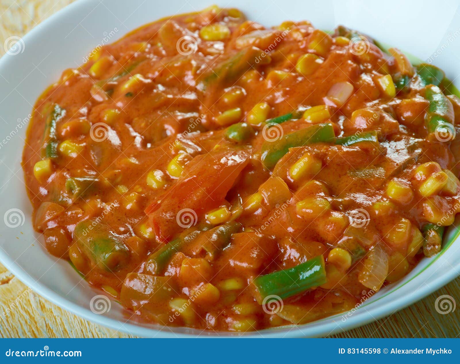 Corn Capsicum Masala stock photo. Image of natural, powder - 83145598