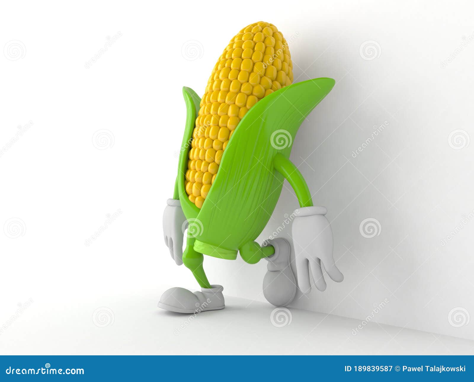 3D Character Leaning On Diploma With Graduation Hat Stock Photography ...