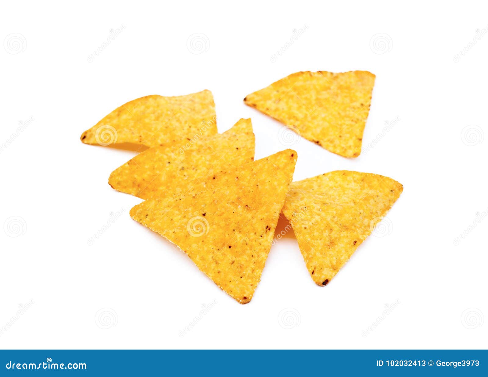 Corn Chips,triangle, Nachos Stock Image - Image of delicious, salsa ...