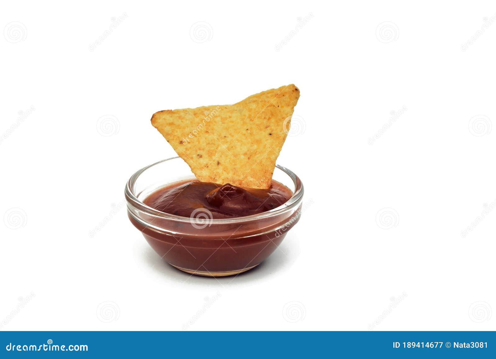 Corn Chips on a White Background. Quick Snack. Stock Image - Image of ...