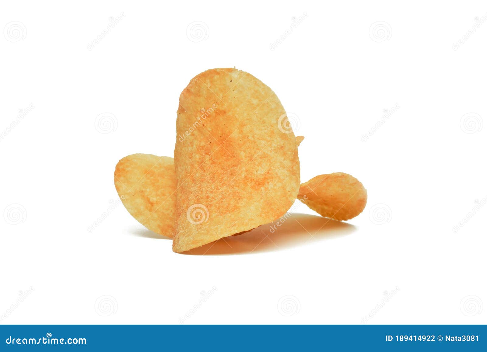Corn Chips on a White Background. Quick Snack. Stock Photo - Image of ...