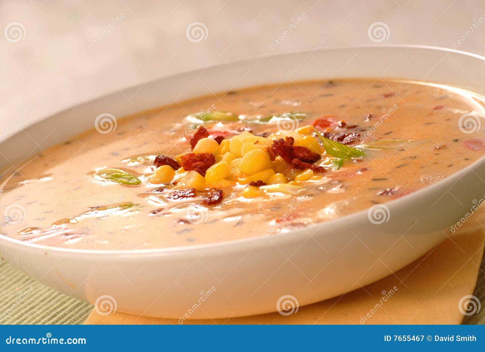 Corn chowder stock image. Image of creamy, fresh, corn - 7655467