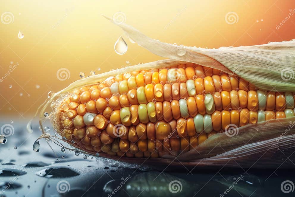 Corn on the Cob. AI Generated Stock Illustration - Illustration of logo, crop: 272981353