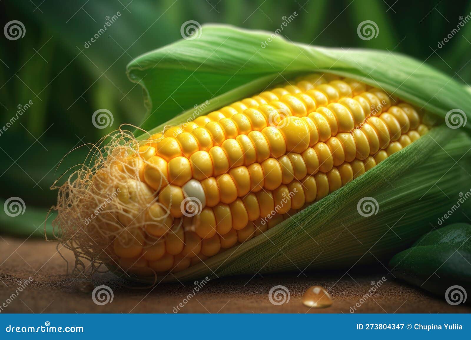 Corn on the Cob. AI Generated Stock Illustration - Illustration of ...