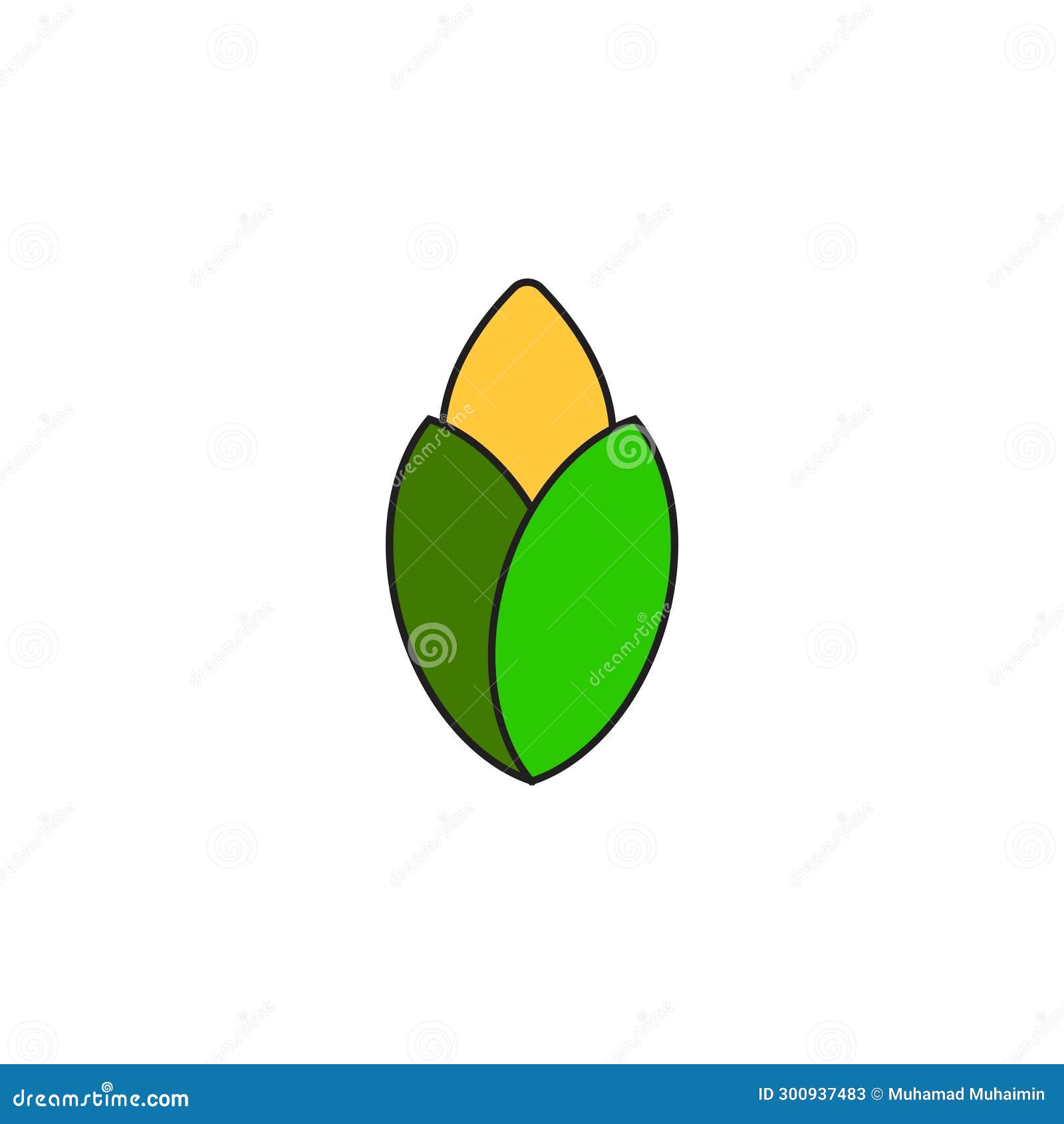 Corn Cob Icon Illustration. Corn Vector Symbol Icon Stock Vector ...