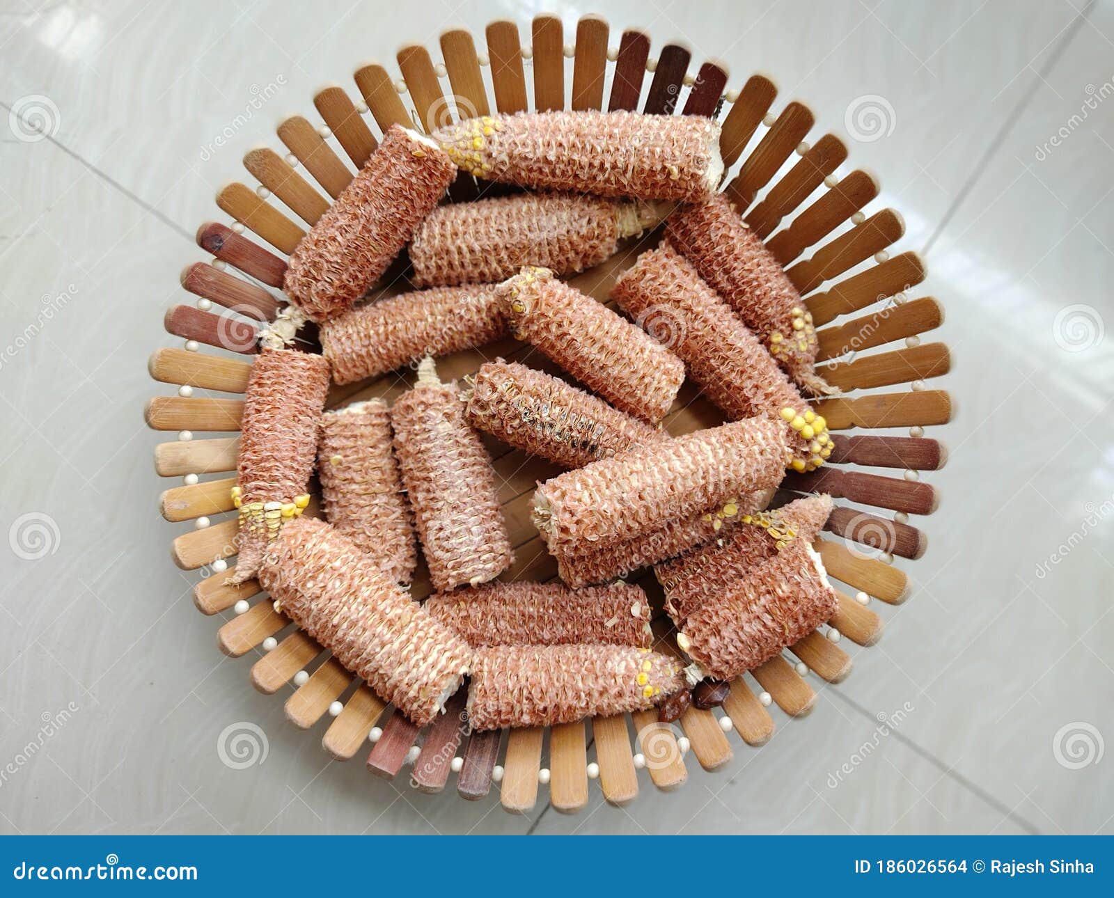 Corn Cob after Kernel Removal Stock Photo - Image of removal, corn ...