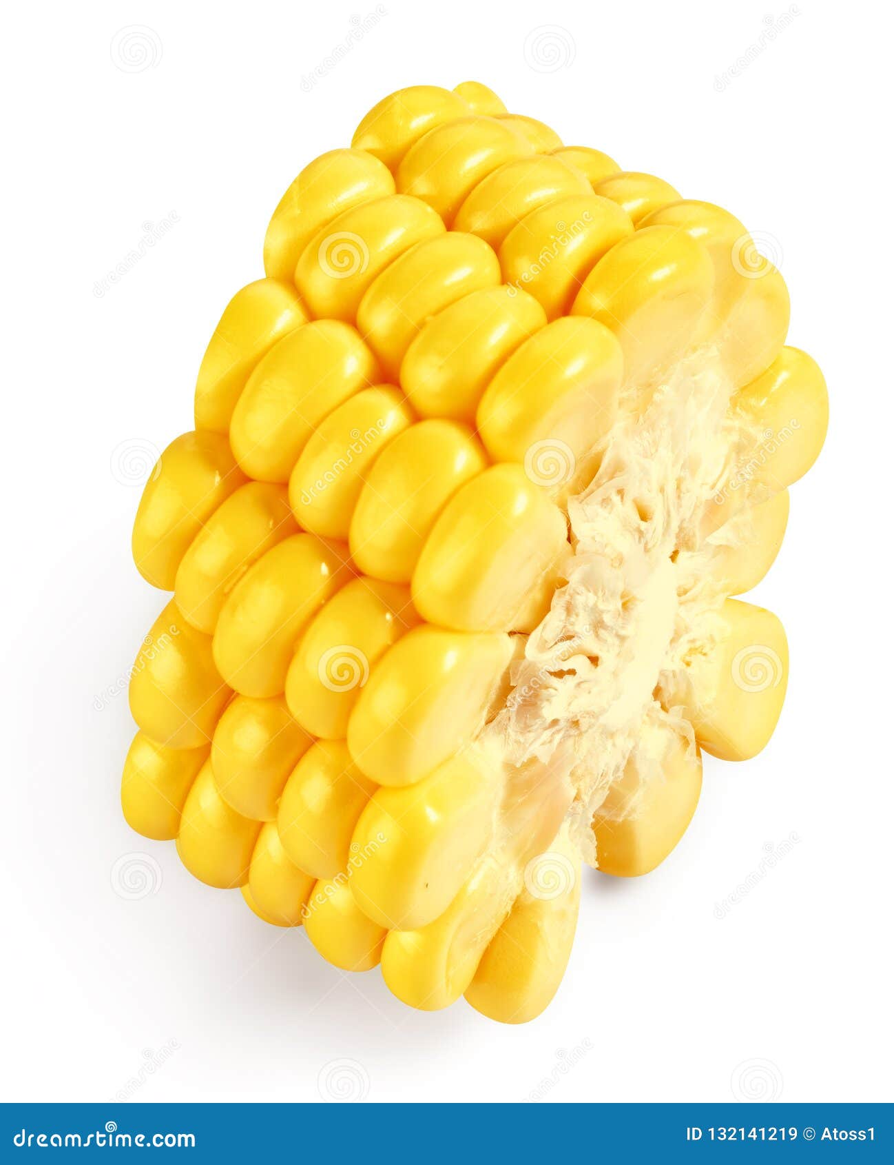 Corn on the cob kernels stock image. Image of husk, maize - 132141219