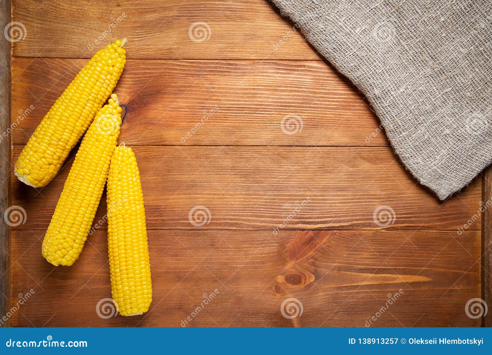 Corn Cobs on an Old Craft Dress with a Large Weaving with Place for ...