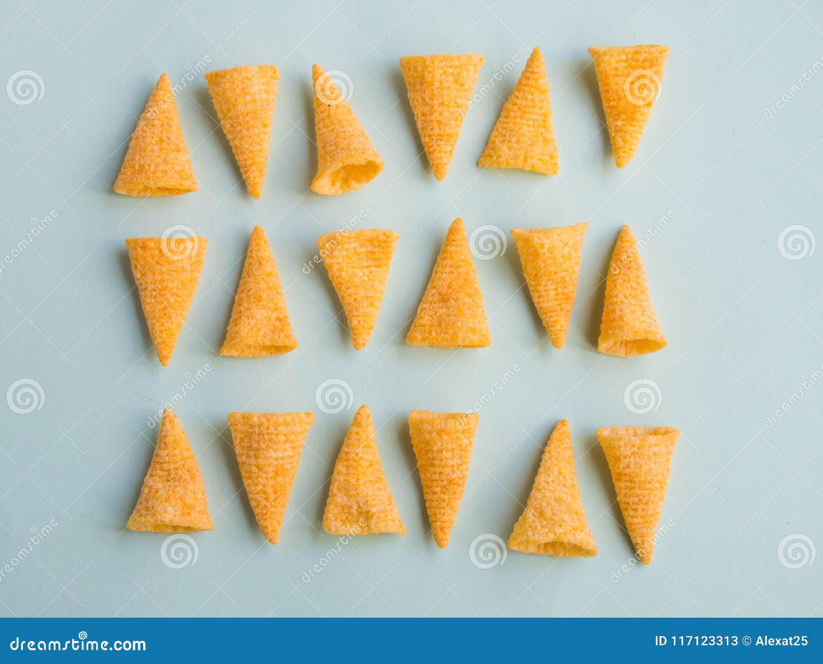 Corn cones pattern stock image. Image of orange, group - 117123313