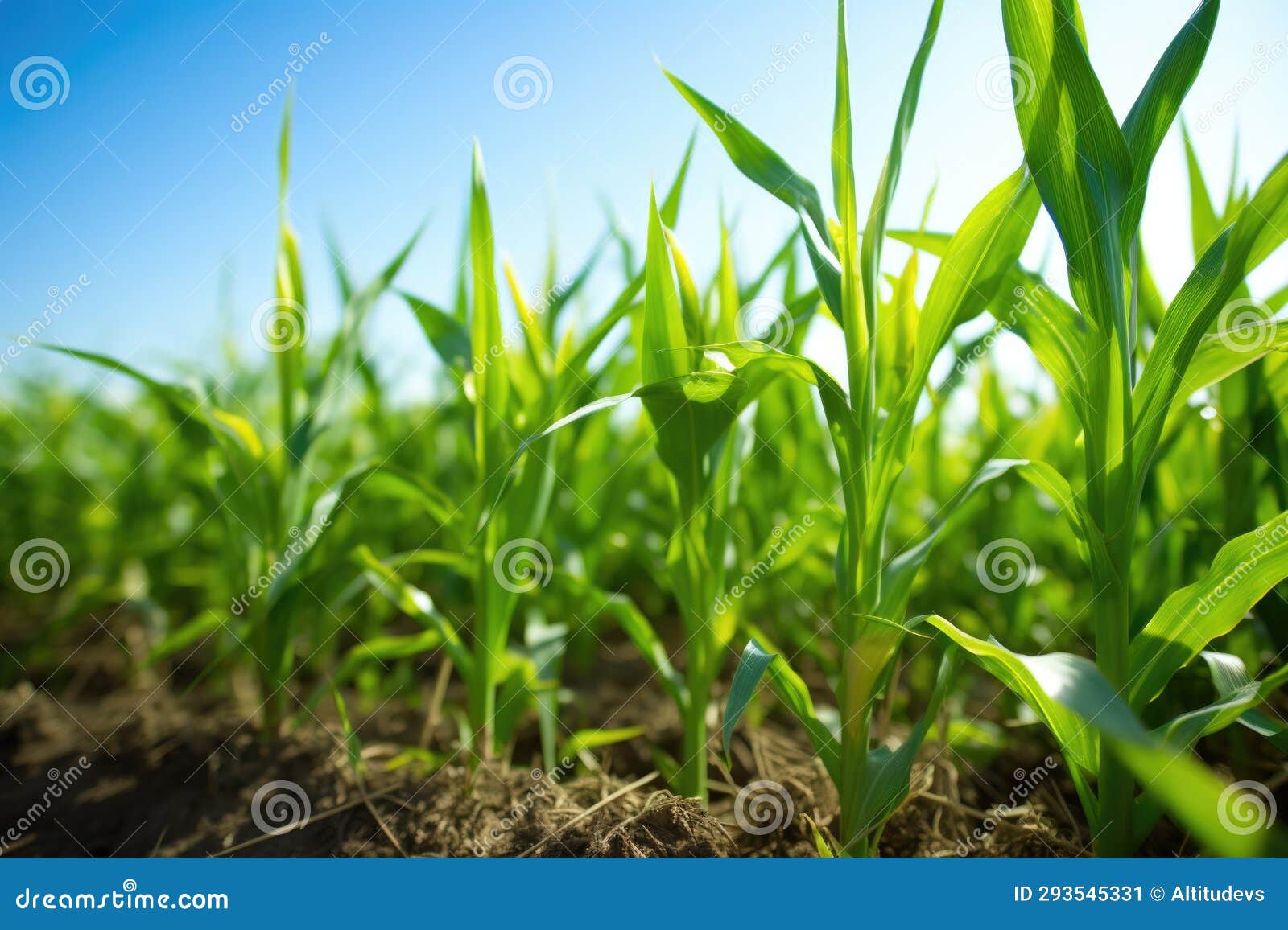 Corn Crops Field For Bioethanol Production Royalty-Free Stock ...