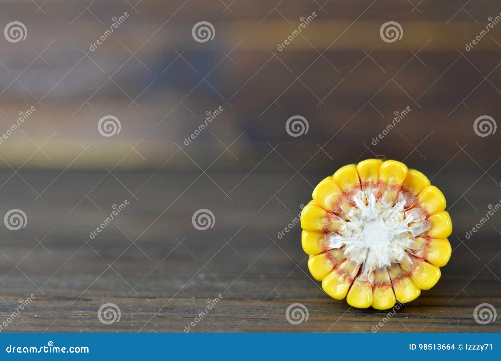Corn Cross Section Isolated On White Royalty-Free Stock Image ...