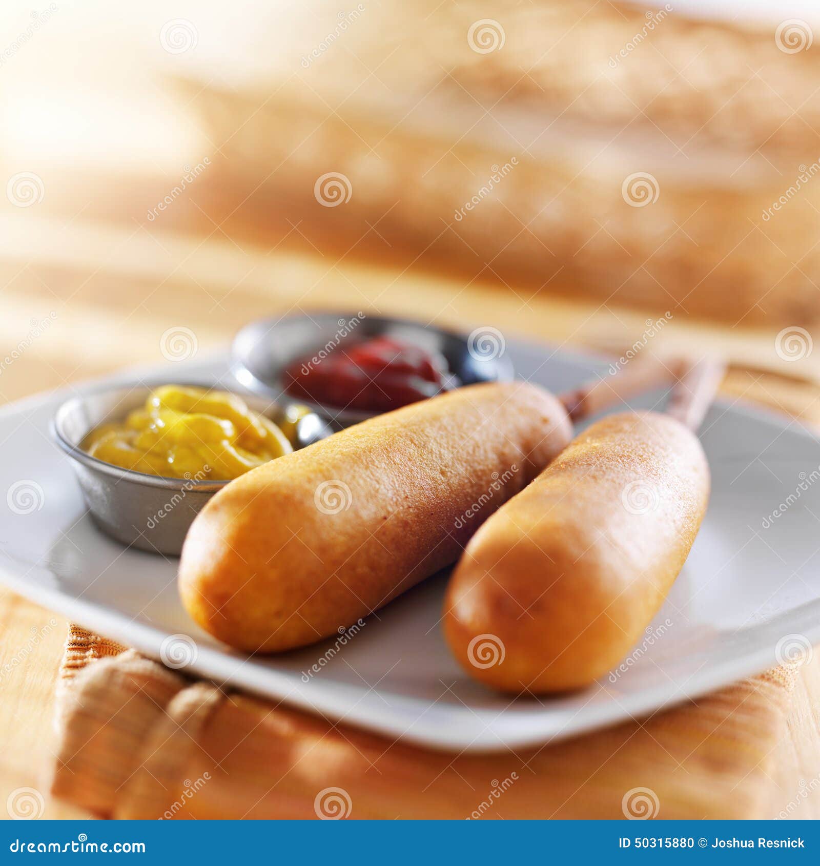 Corn dogs stock photo. Image of focus, fast, dish, carnival - 50315880