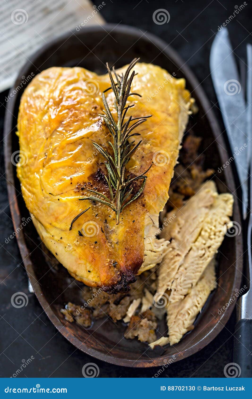 Corn fed chicken crown stock photo. Image of christmas - 88702130