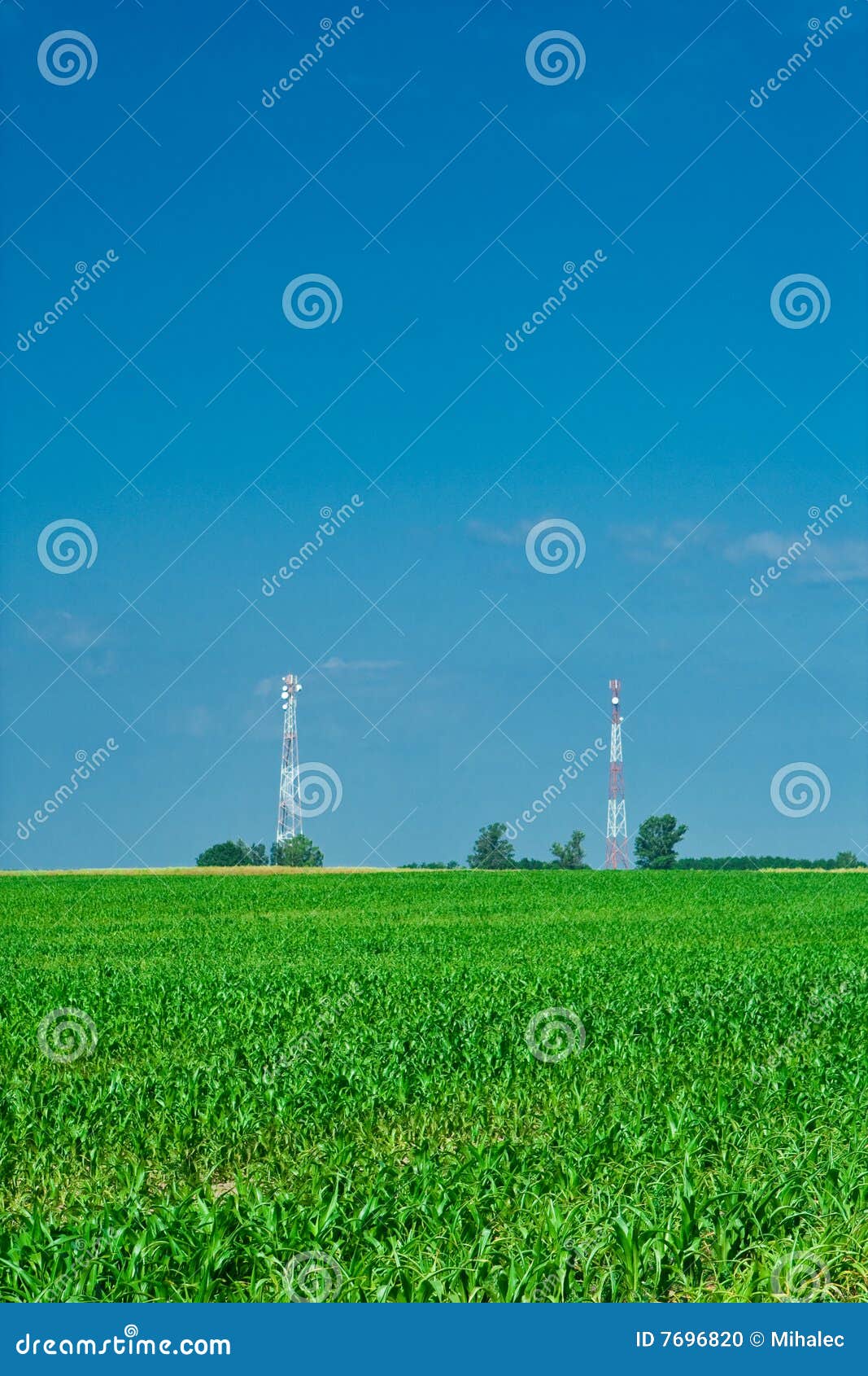 Corn Field Two Tower Vertical Stock Photos - Free & Royalty-Free Stock ...