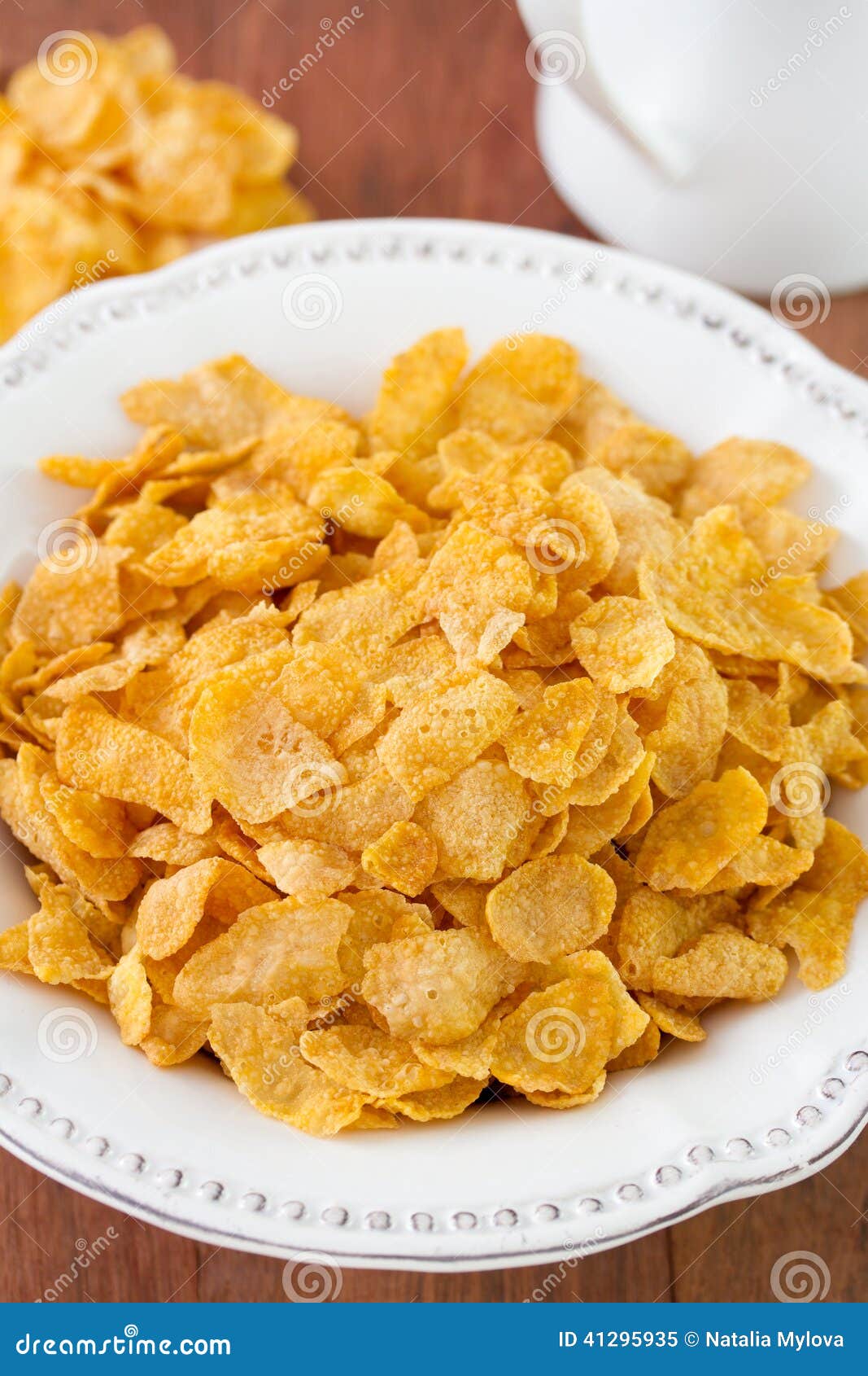 Corn flake stock image. Image of bowl, vintage, tasty - 41295935