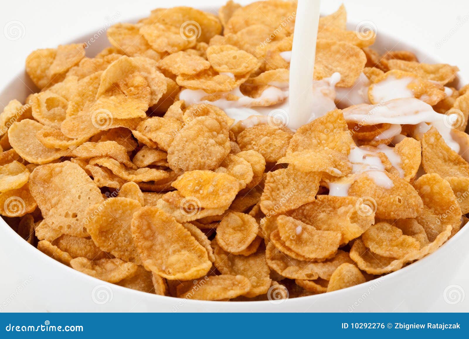 Corn flakes stock photo. Image of healthy, corn, bowl - 10292276