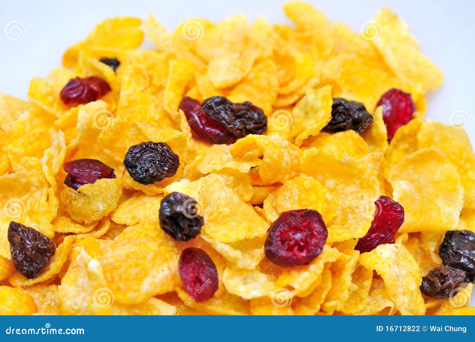 Corn flakes stock photo. Image of dried, cereal, brown - 16712822