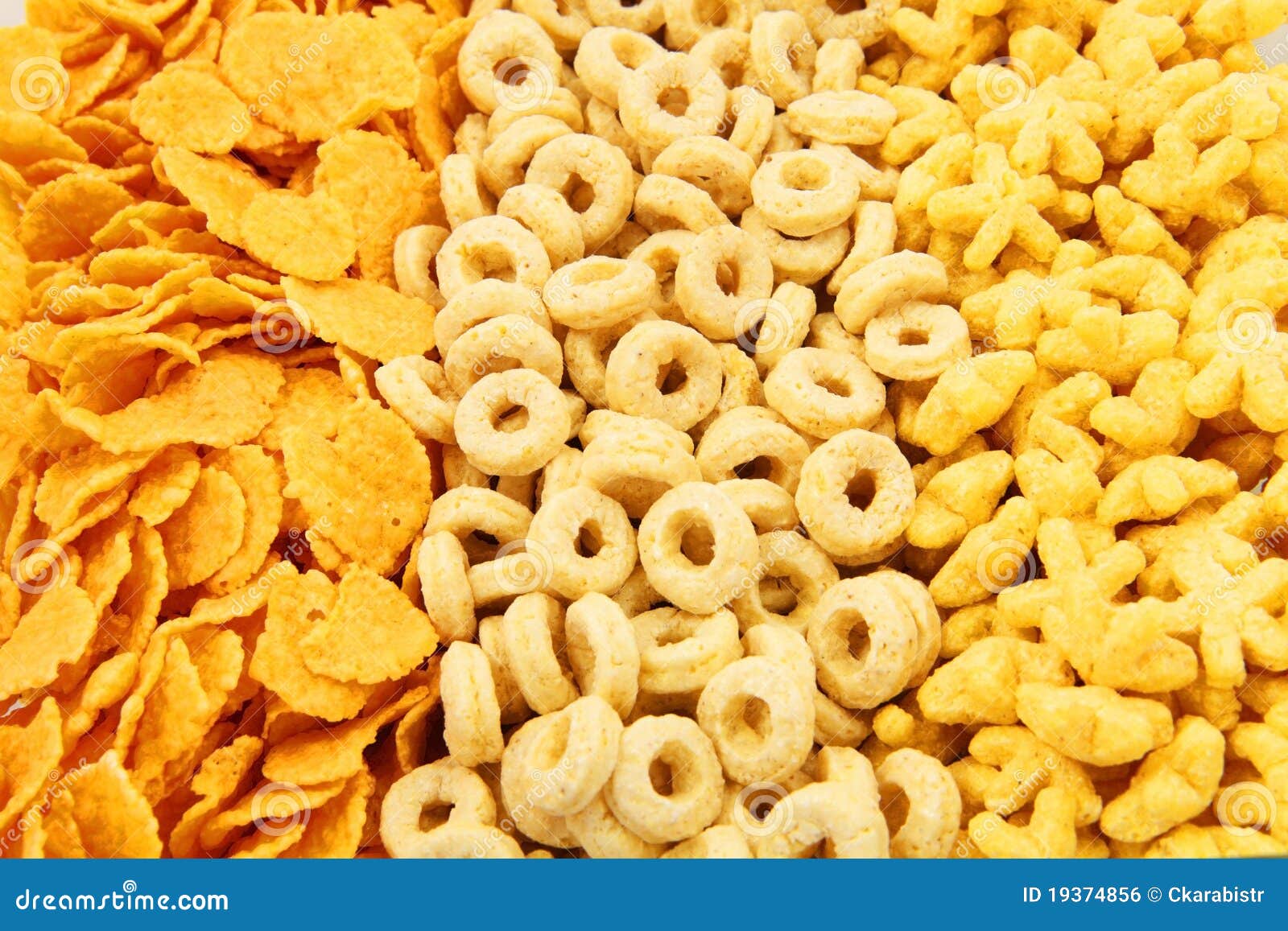 Corn flakes stock photo. Image of carbohydrates, macro - 19374856