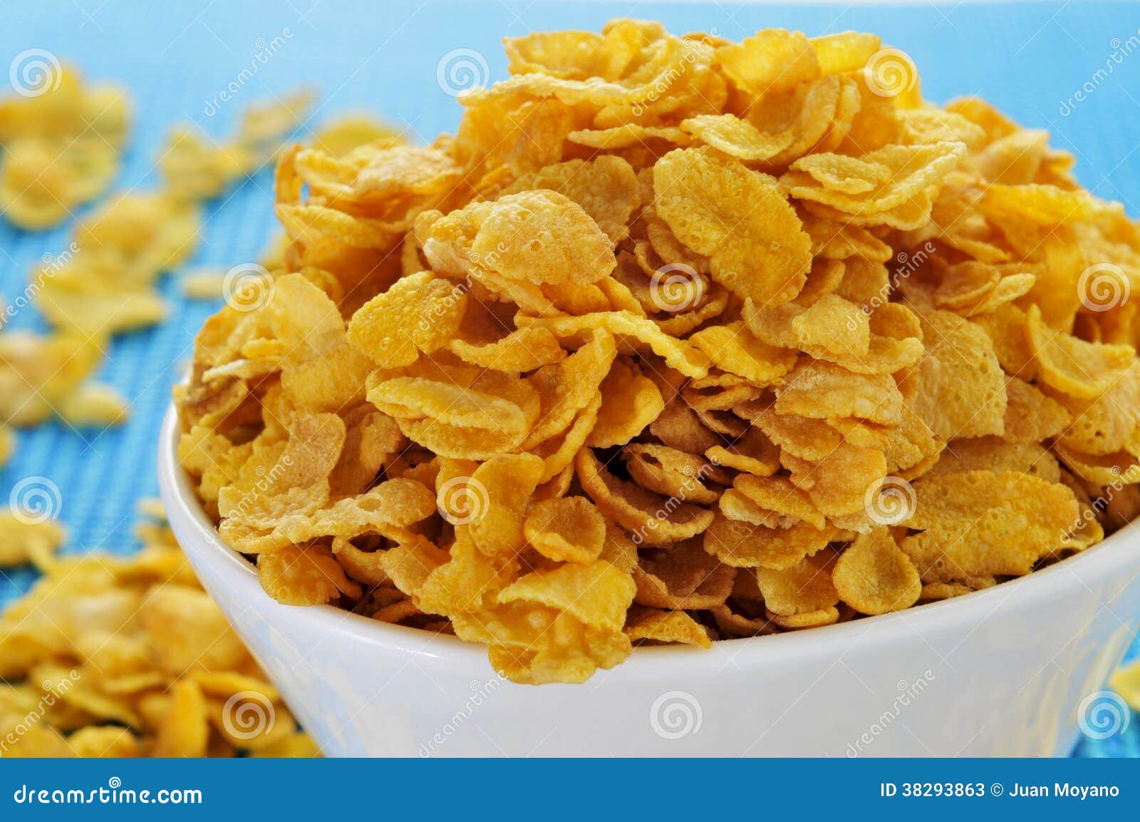 Corn flakes stock image. Image of breakfast, cornflakes - 38293863