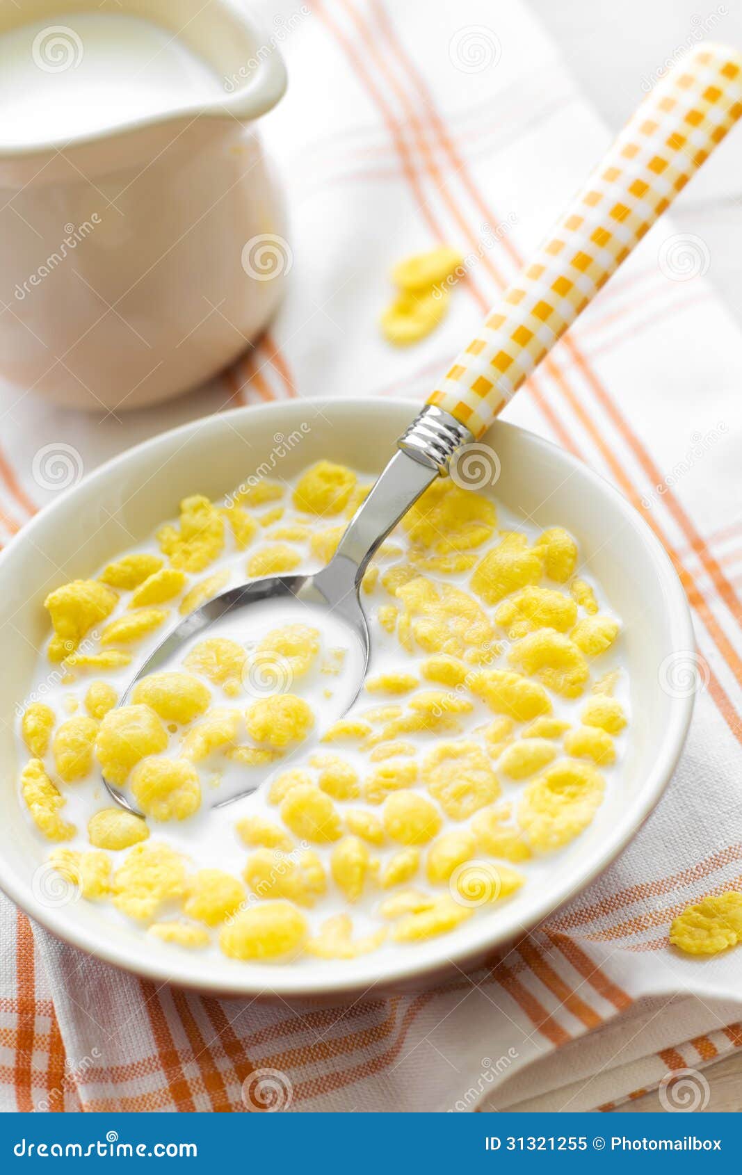 Corn flakes stock image. Image of food, flakes, breakfast - 31321255