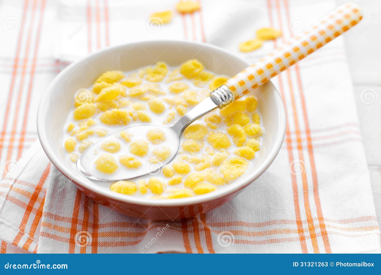 Corn flakes stock image. Image of cereal, granola, crunchy - 31321263