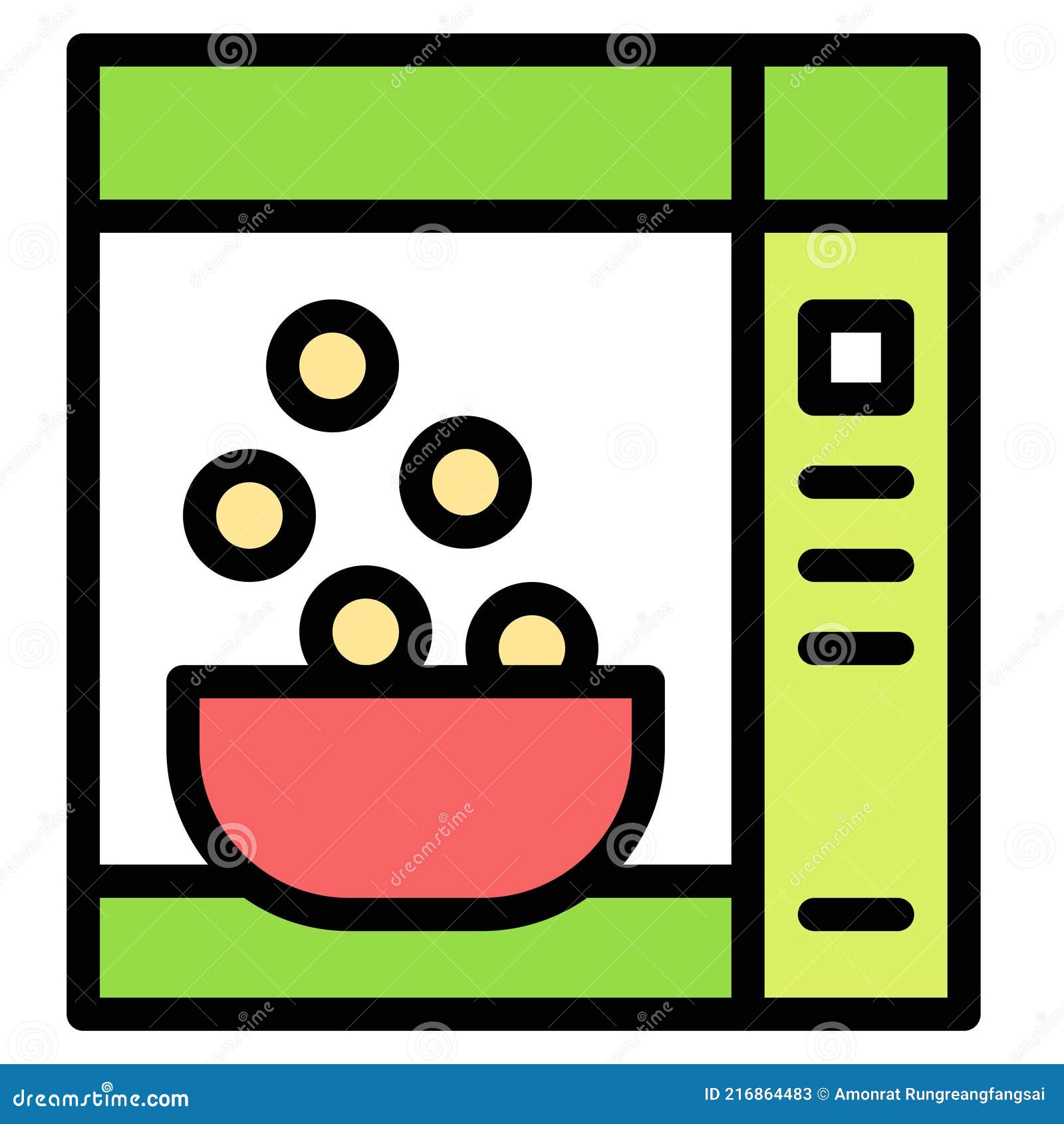 Corn Flakes Icon, Supermarket and Shopping Mall Related Vector Stock ...