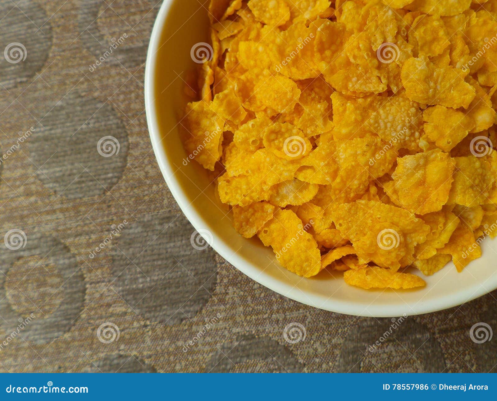 Corn flakes stock photo. Image of food, bowl, breakfast - 78557986