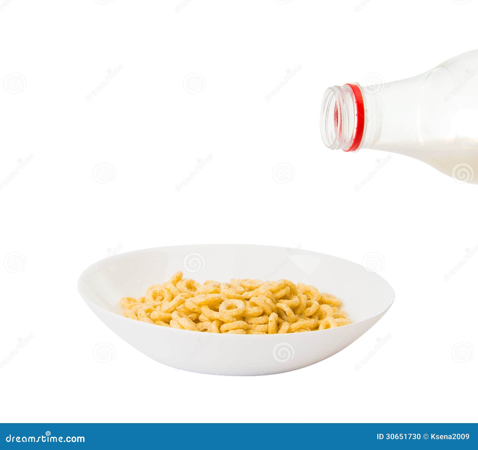 Corn flakes ring stock photo. Image of food, healthy - 30651730