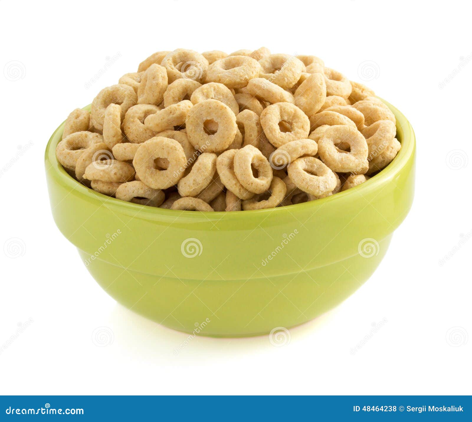 Corn flakes rings in bowl stock photo. Image of health - 48464238