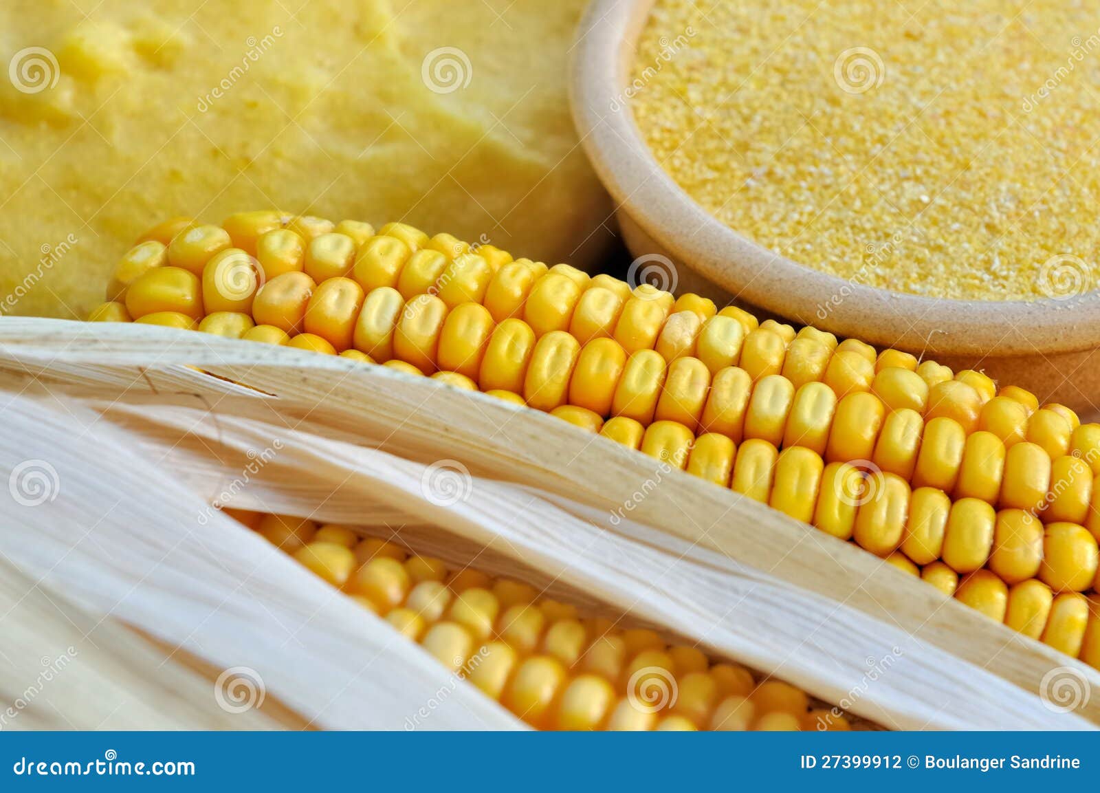 Corn flour for polenta stock photo. Image of grains, corn - 27399912